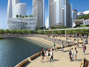 Barangaroo waterfront marine works | AW Maritime